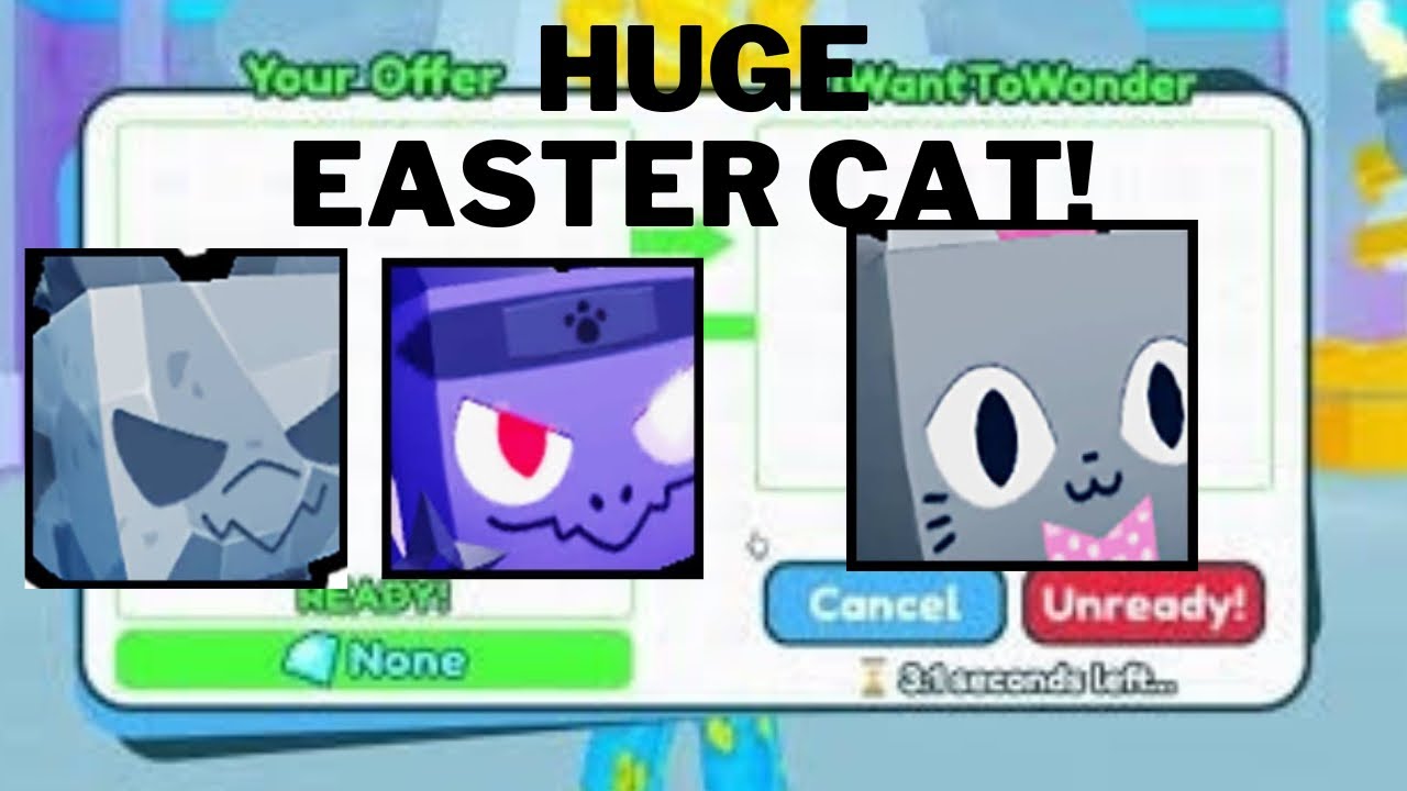 🐈 HUGE EASTER CAT 🐈 PSX TRADING MONTAGE | Roblox pet simulator X - YouTube