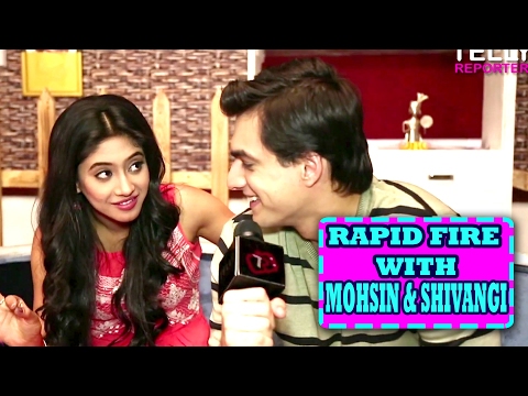 Shivangi Joshi & Mohsin Khan Slay Their Rapid Fire Round | Yeh Rishta Kya Kehlata Hai