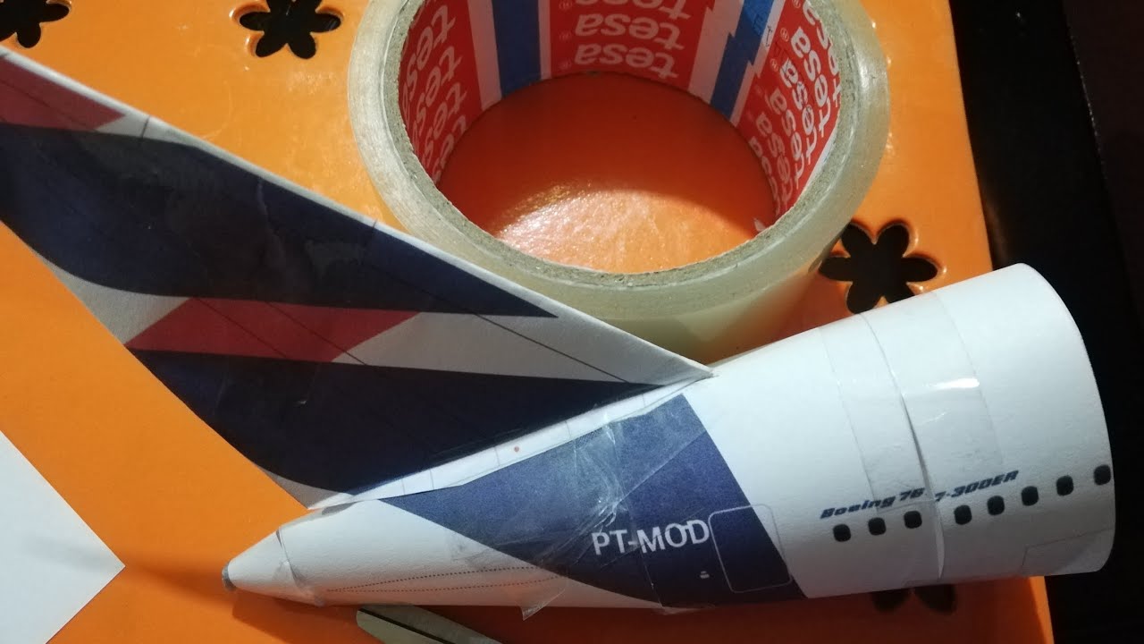 avión latam papercraft boeing 767-300er - YouTube