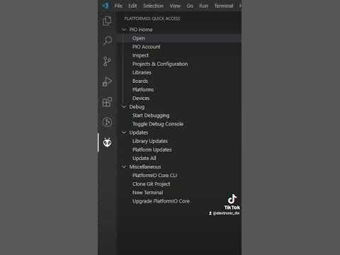 Arduino 101: installing VSCode and PlatformIO. - YouTube