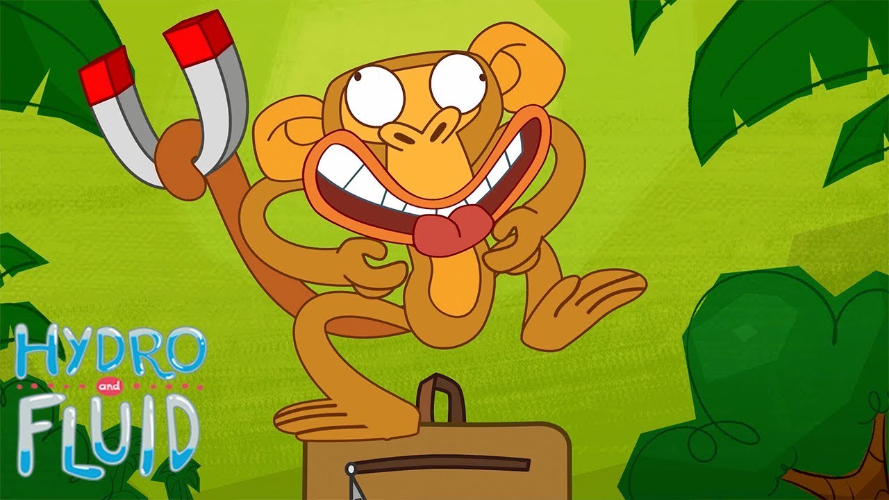 Jungle Monkey | HYDRO and FLUID | Funny Cartoons for Children - YouTube