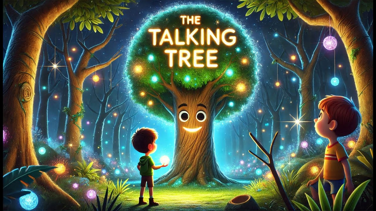 "The Talking Tree": "बोलता हुआ पेड़" |A Magical Adventure | #moralstories #kidsvideo # ...