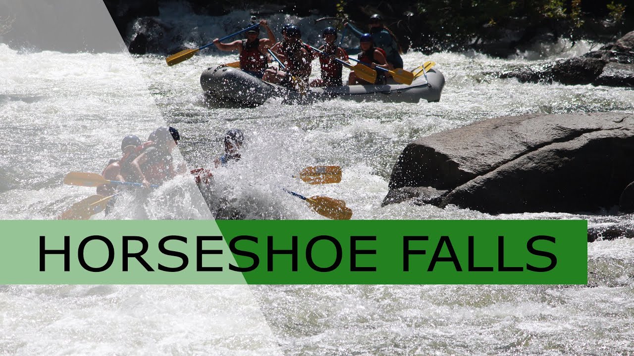 Horseshoe Falls, Lower Kern - Kern River Rafting - YouTube