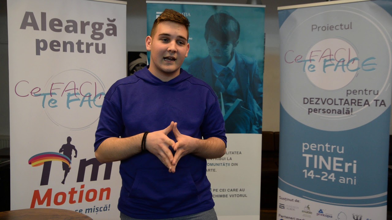 Ce FACI, Te FACE! - Luca Constantin Ciupa, 16 ani - YouTube