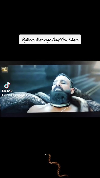 #Saif Ali Khan Body Python Massage ###@ - YouTube