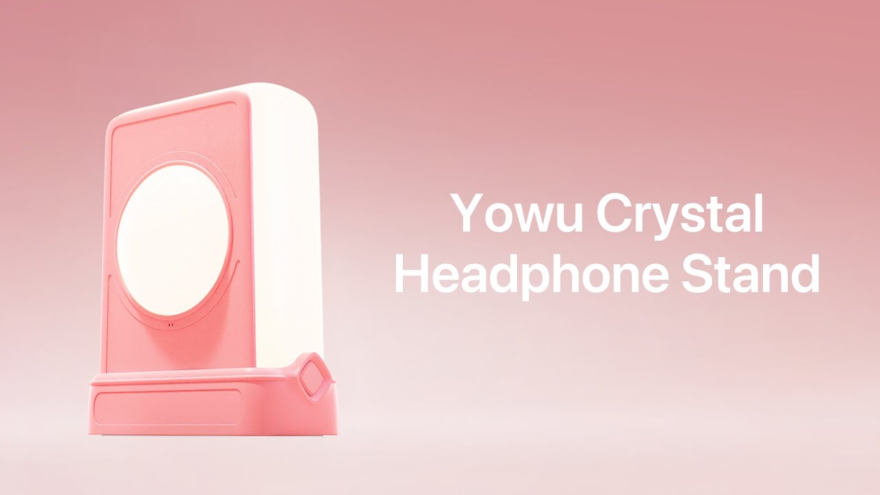Introducing Yowu Crystal Headphone Stand | RGB Headphone Stand - YouTube