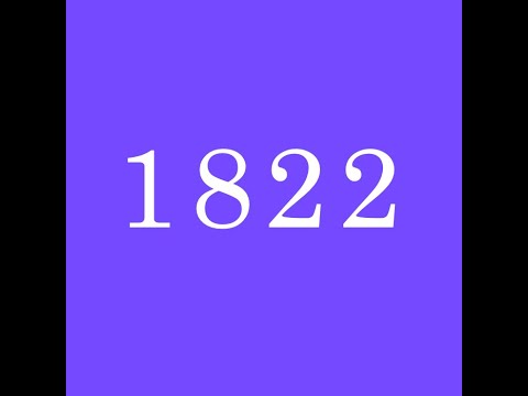 1822 - YouTube
