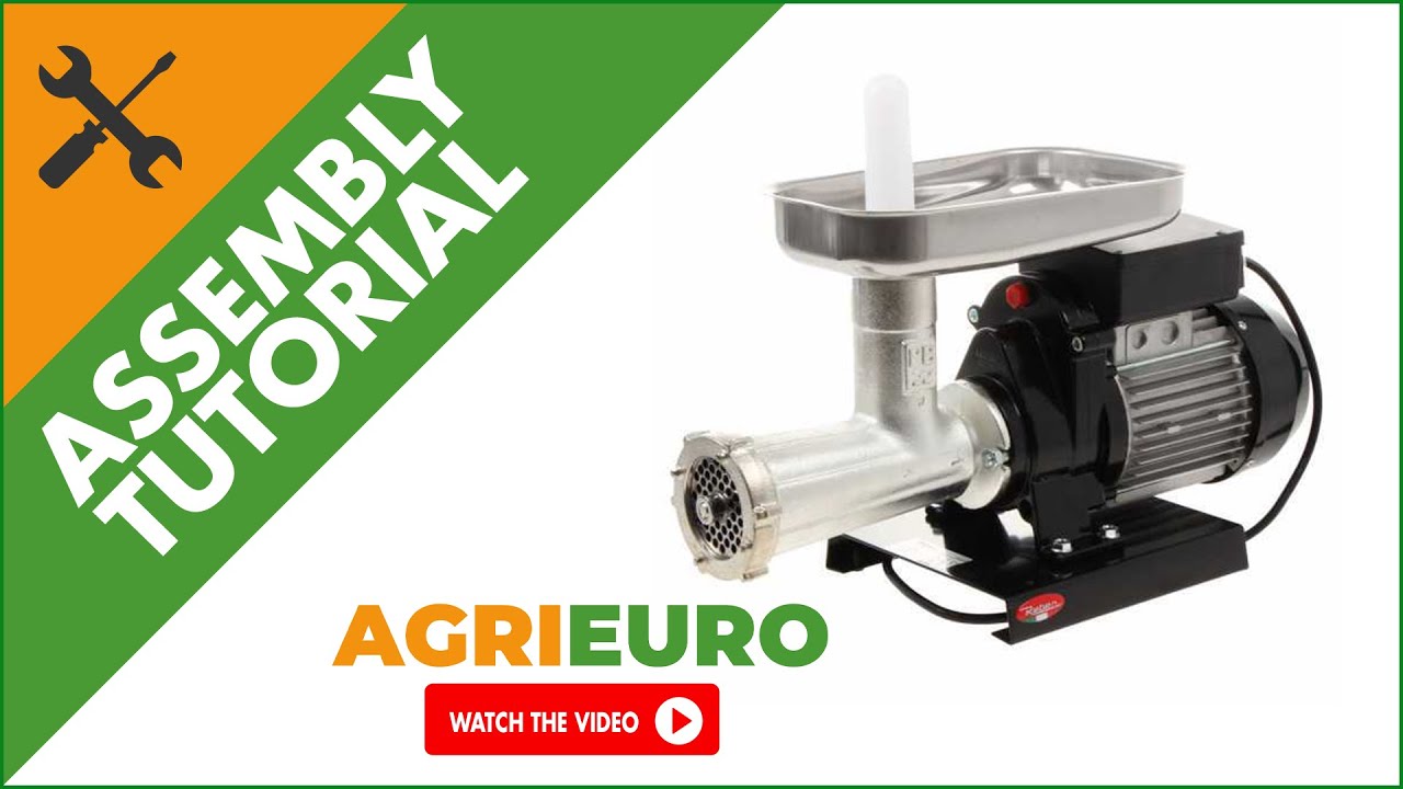 Reber 9500N Electric Meat Mincer - N.22 - 600W Induction Motor ...