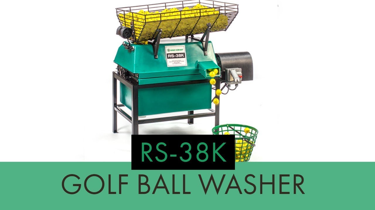 RS-38K Range Ball Washer - Range Servant America - YouTube