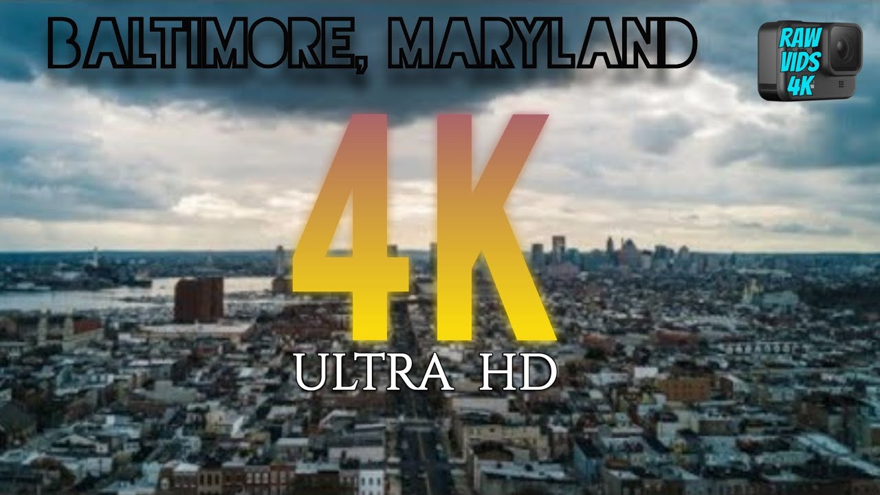 [4K] Raw Video - Driving in Baltimore Maryland at night - Suburbs and ...