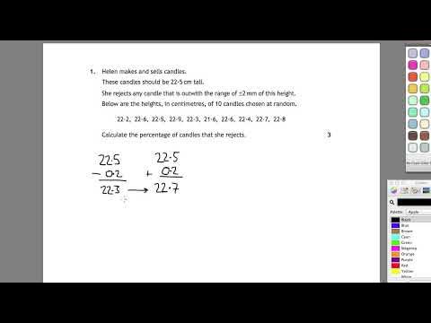 N5 Applications of Maths 2019 Paper 1 - Q1 - YouTube