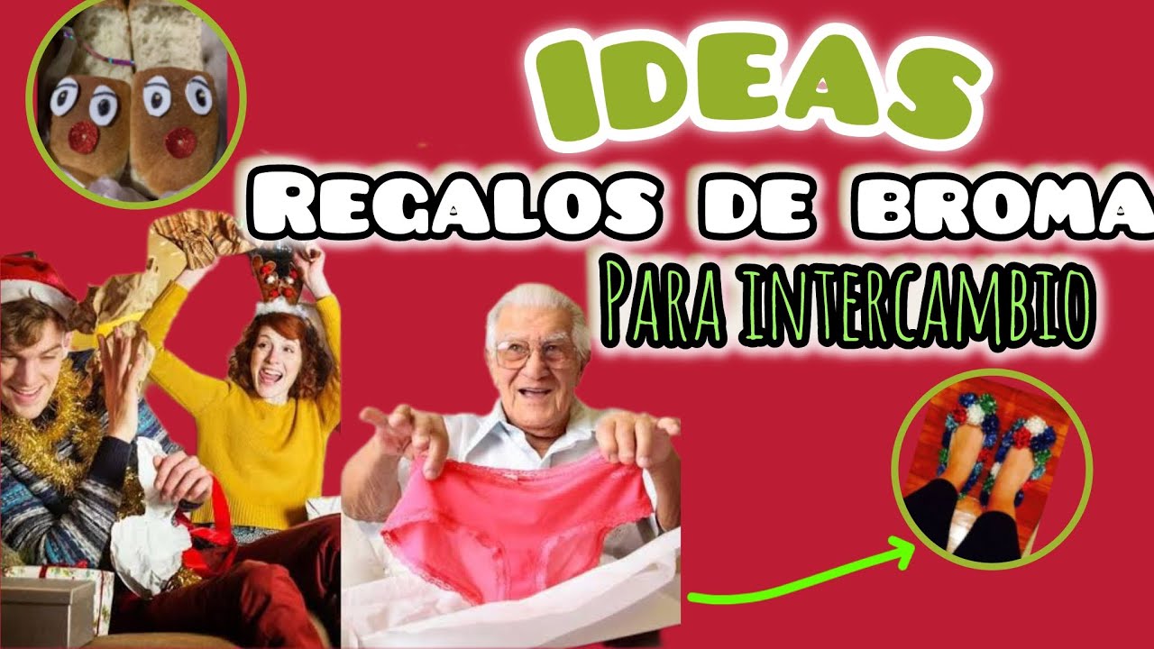 Ideas regalos de broma para intercambio - YouTube