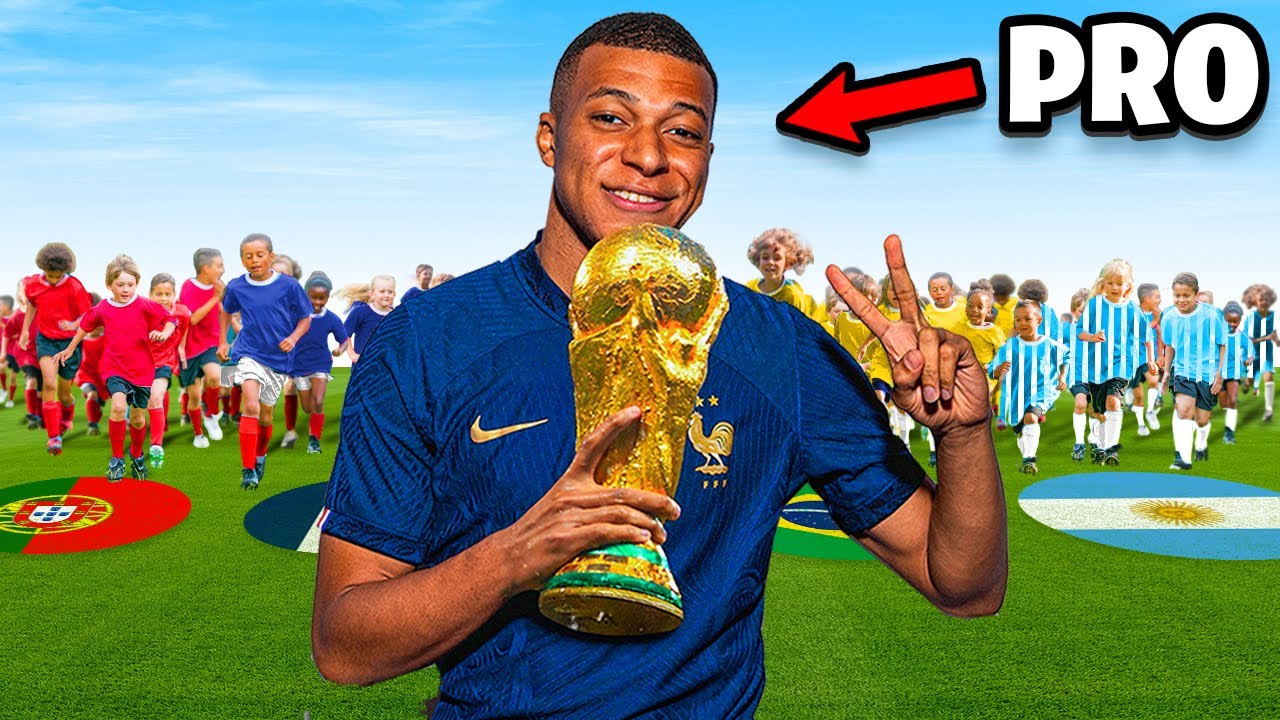 Beat Kid Mbappe In Crossbar Challenge = Win £1,000 - YouTube
