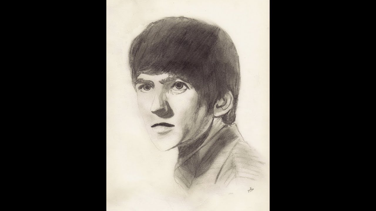 Speed Drawing - George Harrison - YouTube