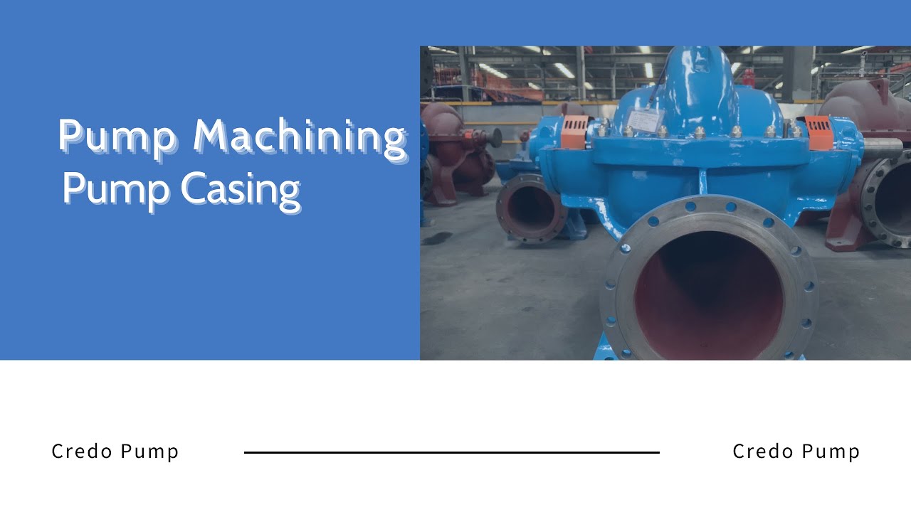 Machining Details of Split Case Pump Casing - YouTube