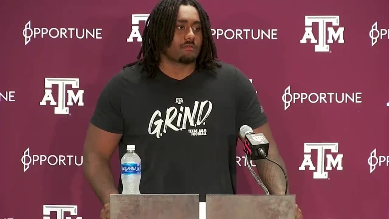 Mark Nabou discusses Texas A&M spring game - YouTube