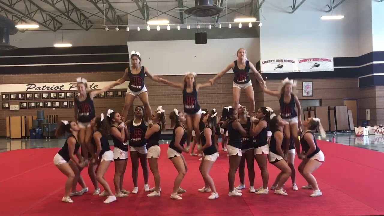 LHS Varsity Cheer Pre-season - YouTube