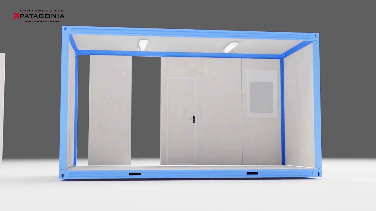 Modulos Armables 20 Pies (6mts) | Contenedores Patagonia - YouTube