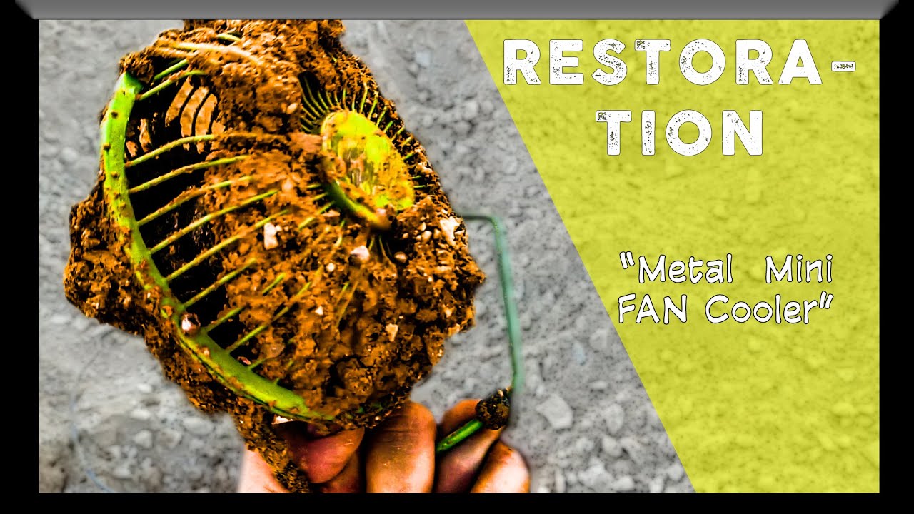 USB Mini Cooler Fan Restoration - YouTube