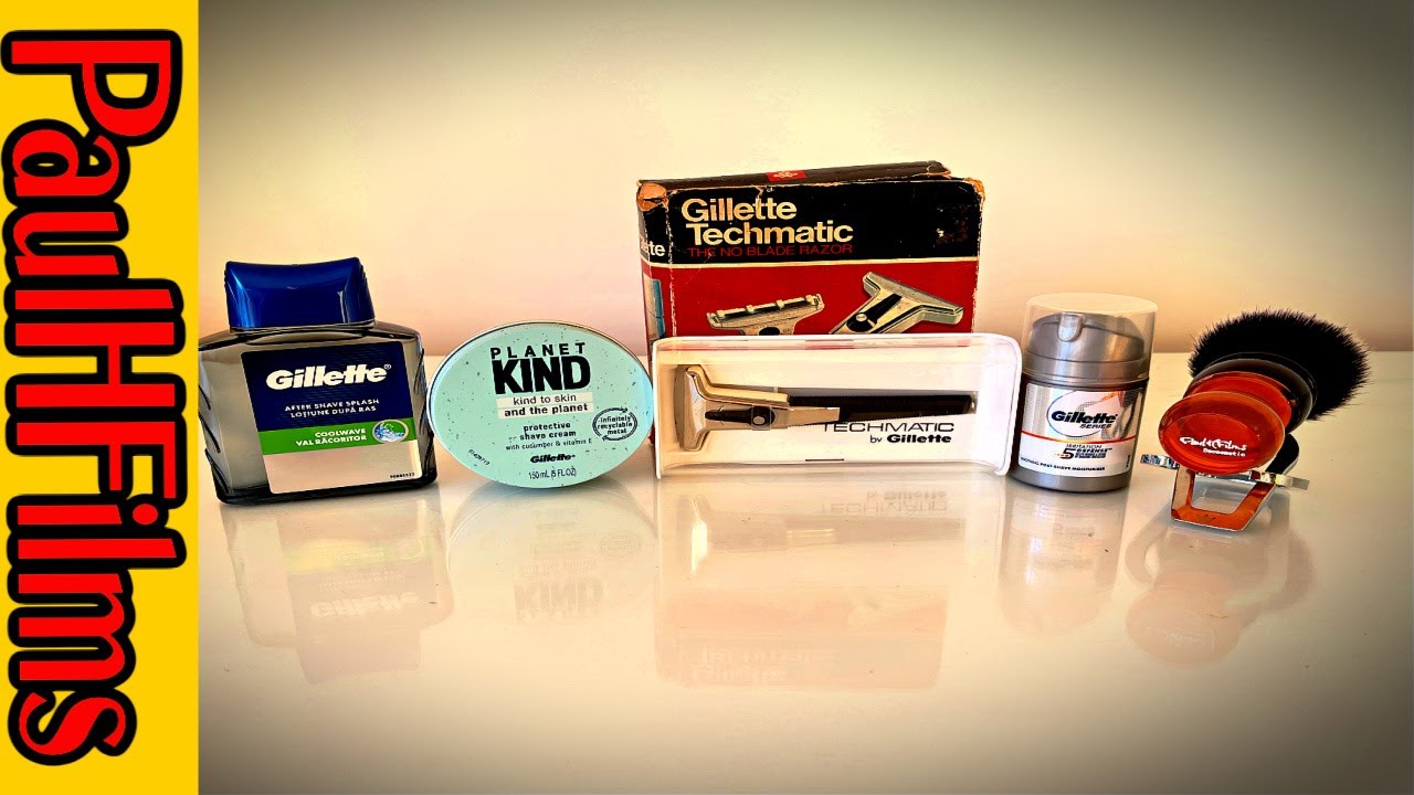 Gillette Techmatic 1960's + Wet Shavers Meet Up - YouTube