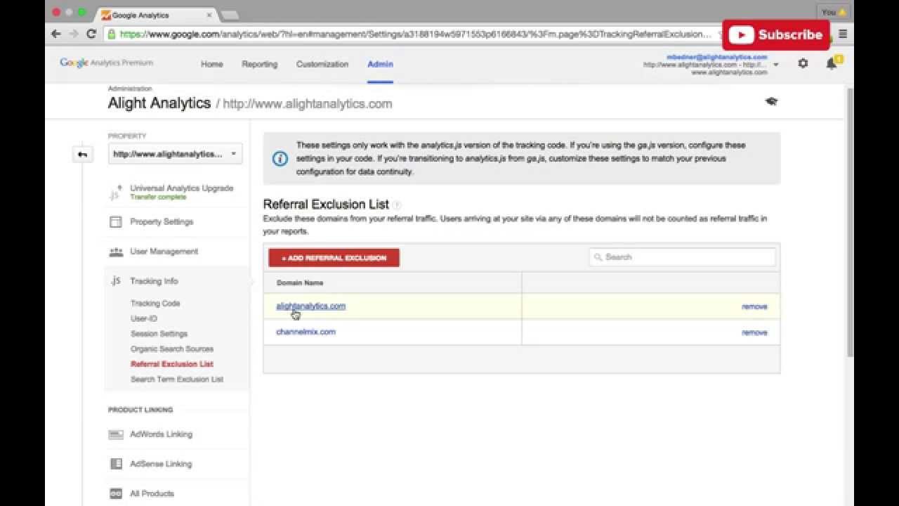 How to enable demographic reports and exclude domains in Google ...