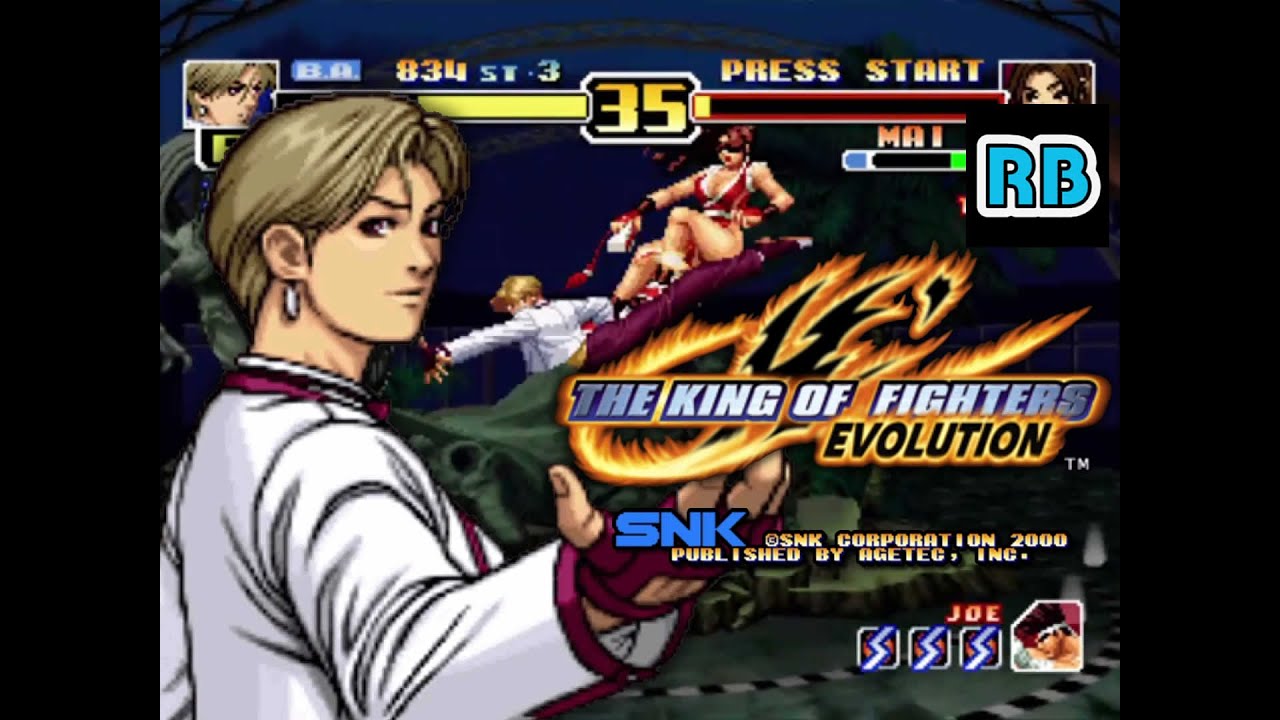 2000 DC The King of Fighters: Evolution Team Ralf Clark Jhun King ...