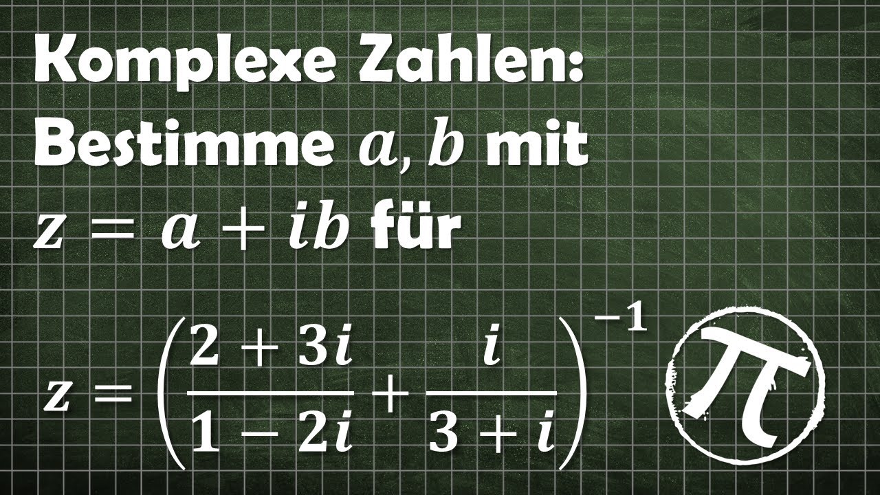 Komplexe Zahlen: Real- und imaginärteil bestimmen - YouTube