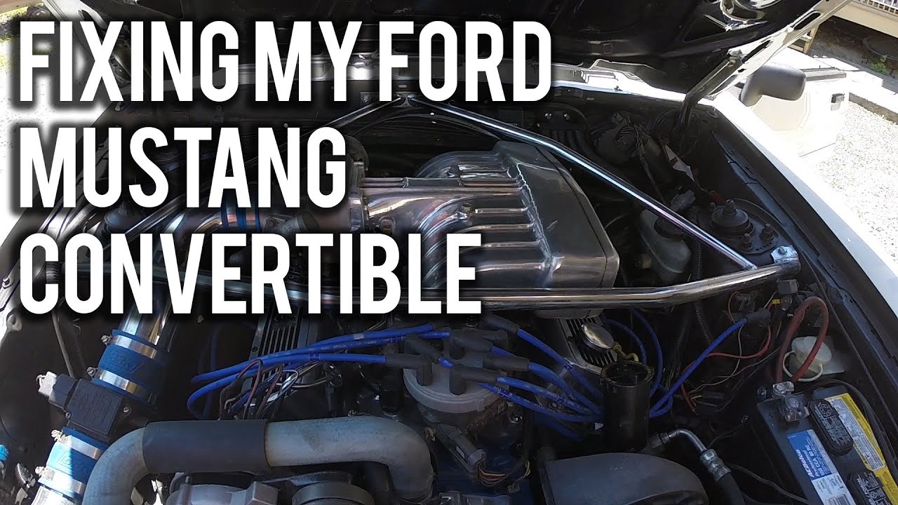 Fixing my Ford Mustang GT Convertible - YouTube