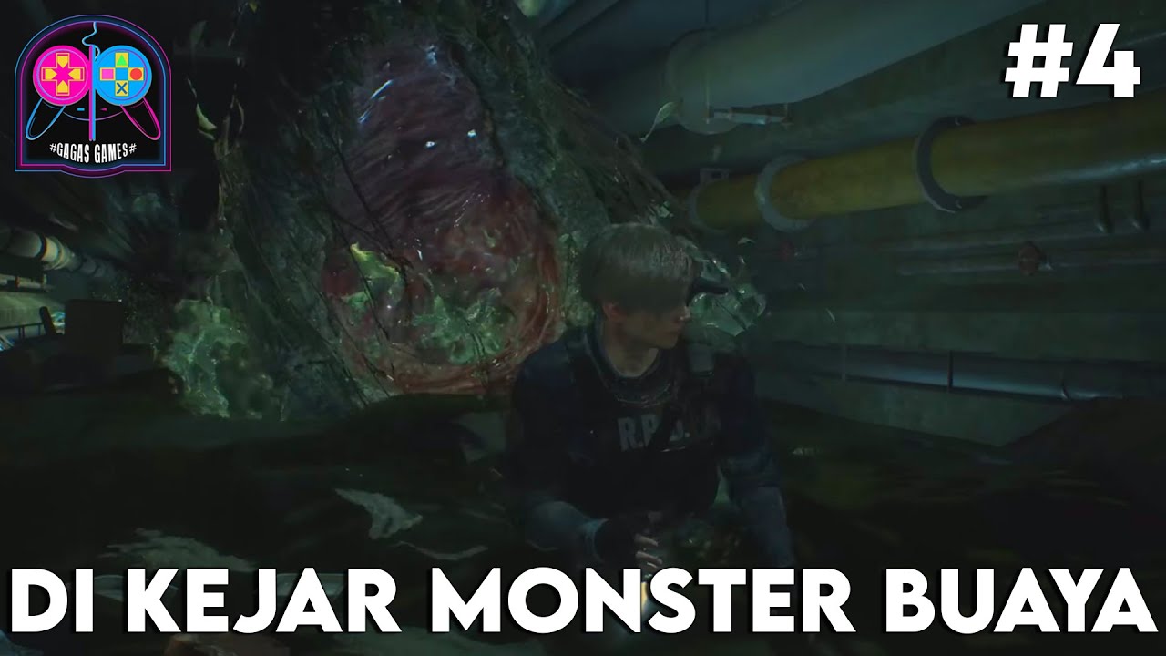 di Kejar Monster Buaya - Resident Evil 2 (2019) - Part 4 - YouTube