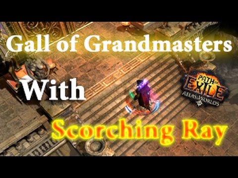 Path of Exile Hall of Grandmasters With Scorching Ray Build - YouTube