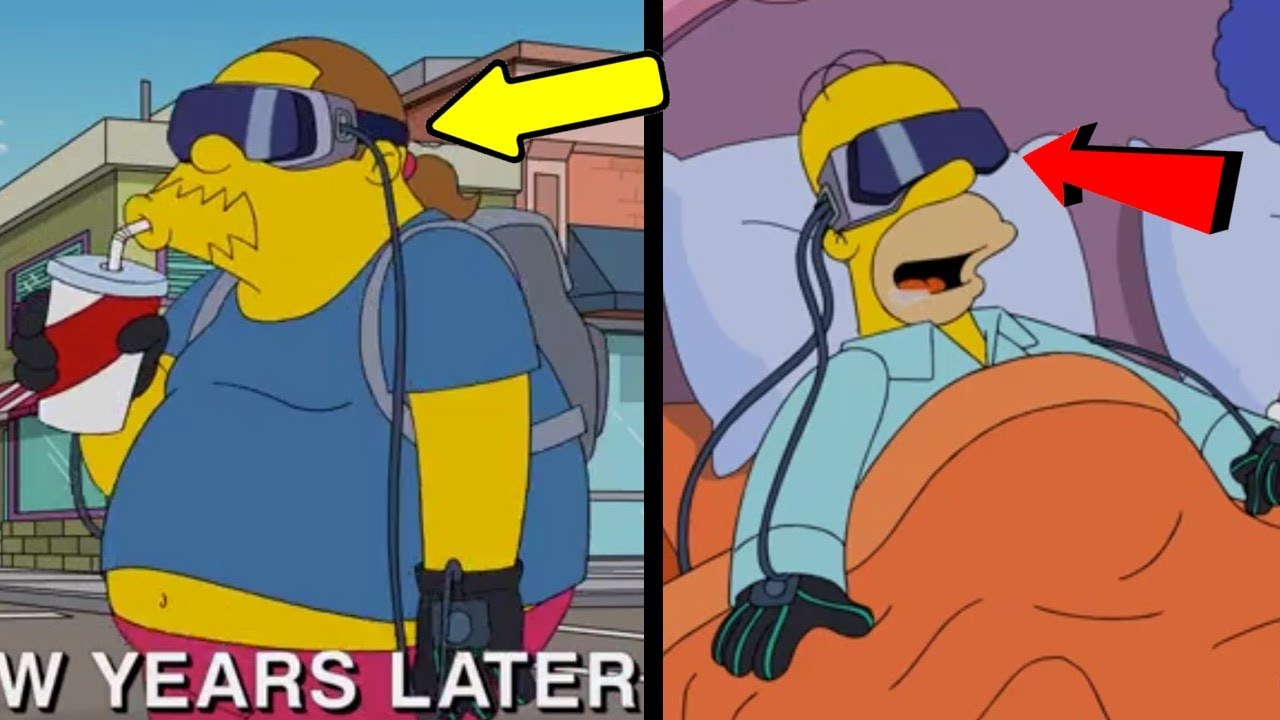 LOS SIMPSON PREDIJERON las APPLE VISION PRO (Lentes de Apple) - YouTube