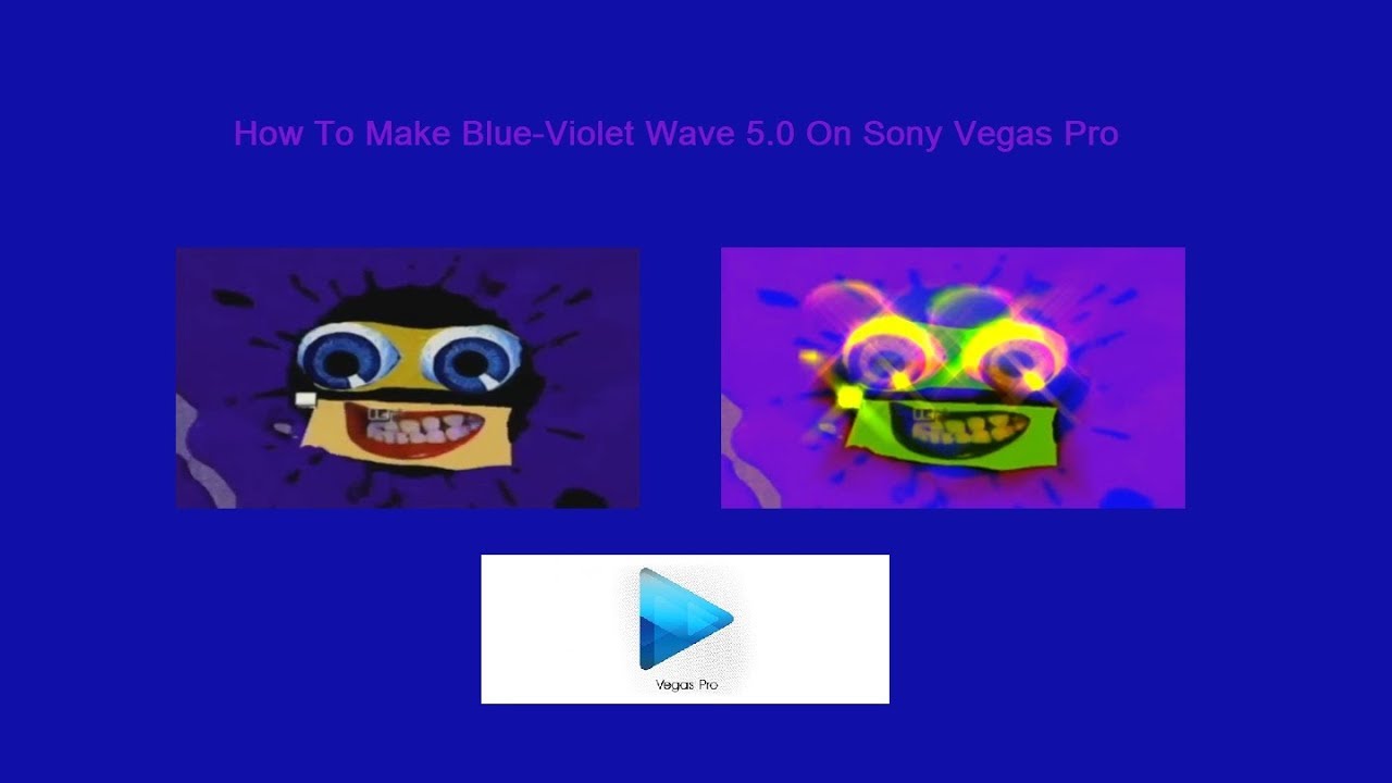How To Make Blue-Violet Wave 5.0 On Sony Vegas Pro - YouTube