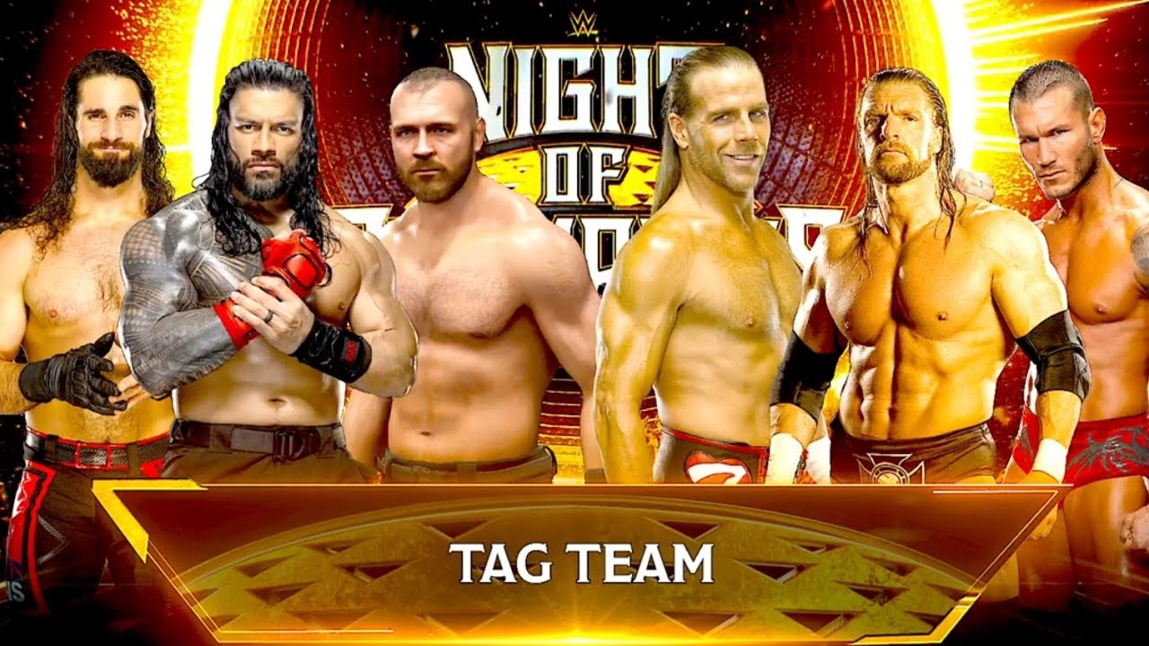 WWE The Shield vs Evolution |🤯 OTC Roman Reigns Seth Rollins Jon Moxley ...