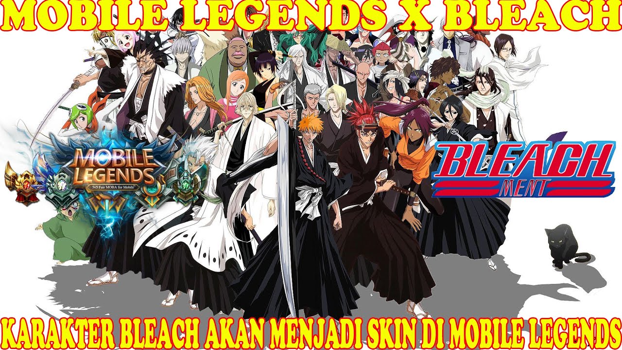 KARAKTER ANIME BLEACH AKAN SEGERA MENJADI SKIN DI MOBILE LEGENDS - YouTube