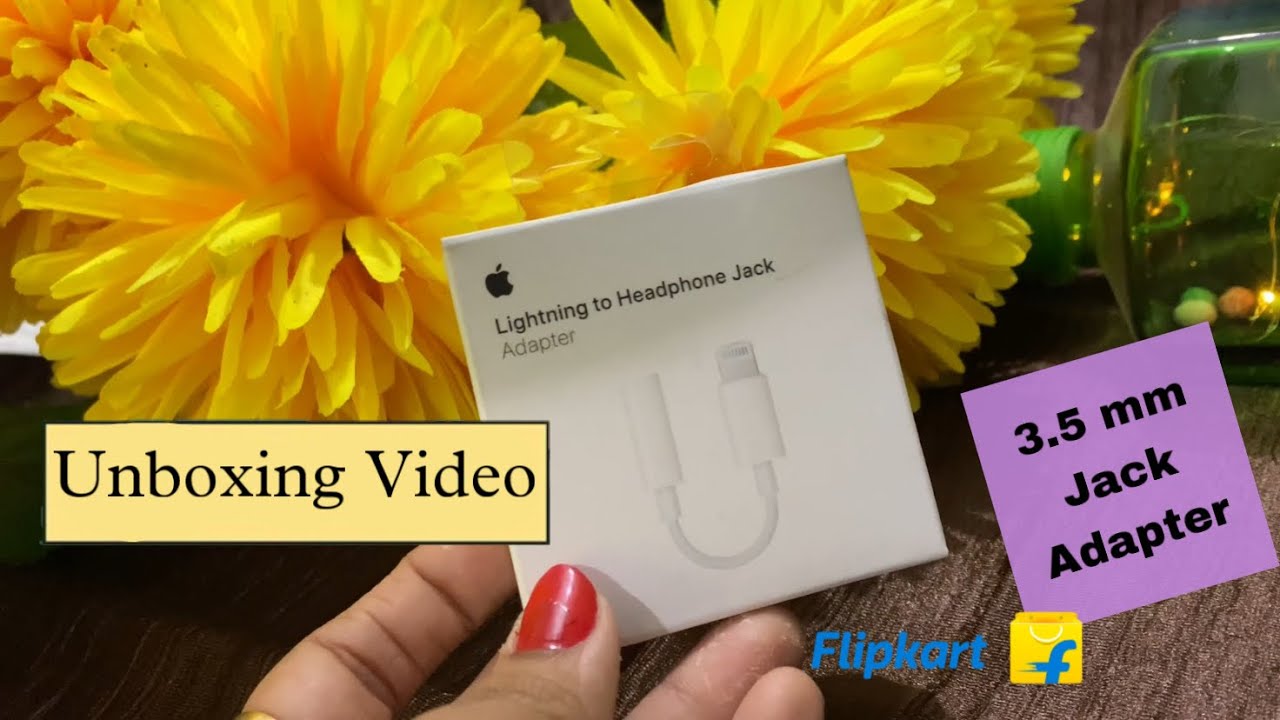 Apple Lightning To headphone Jack Adapter || iPhones || How to use 3.5 ...