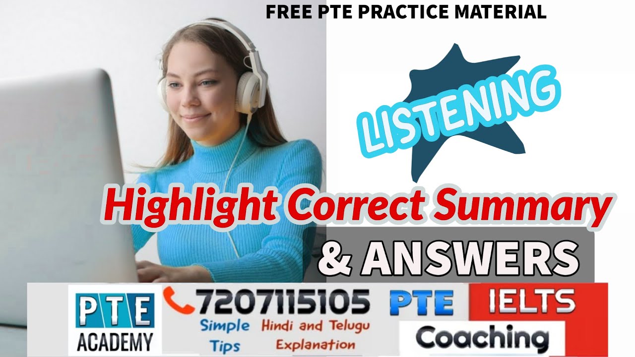PTE Listening Highlight Correct Summary PTE Academy YouTube pte-listening-highlight-correct-summary-pte-academy-youtube