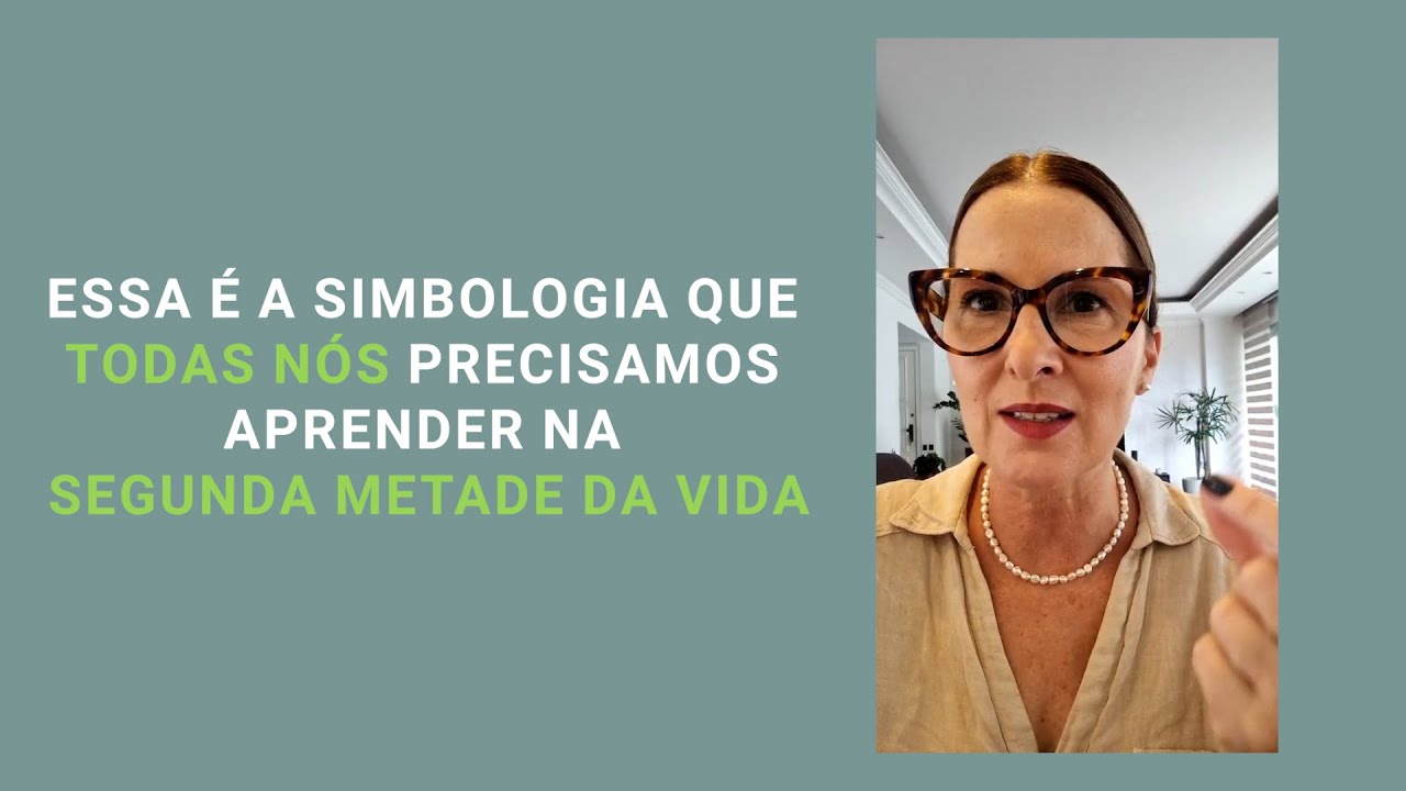 Essa é a simbologia que todas nós precisamos aprender na segunda metade ...