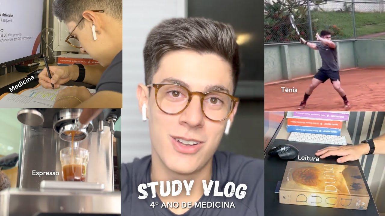 Study Vlog | Um dia produtivo na vida de um estudante no 4º ano da Faculdade de Medicina - YouTube