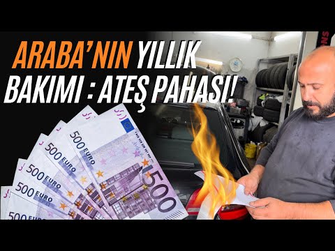 ALMANYA YILLIK ARABA BAKIMI | Masraf Üstüne Masraf | Hangi Parçalar Değişti?