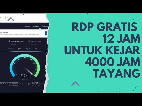 CARA BUAT RDP GRATIS 12 JAM, COCOK UNTUK KEJAR 4000 JAM TAYANG #freerdp #kejar4000jamtayang ...