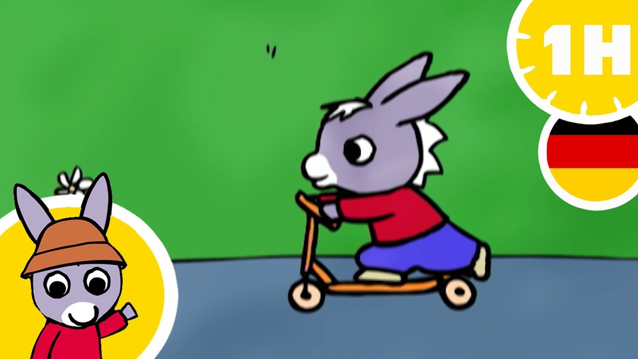 🛴 Trotro fährt mit dem Roller! 🛴 - Cartoon für Baby - YouTube