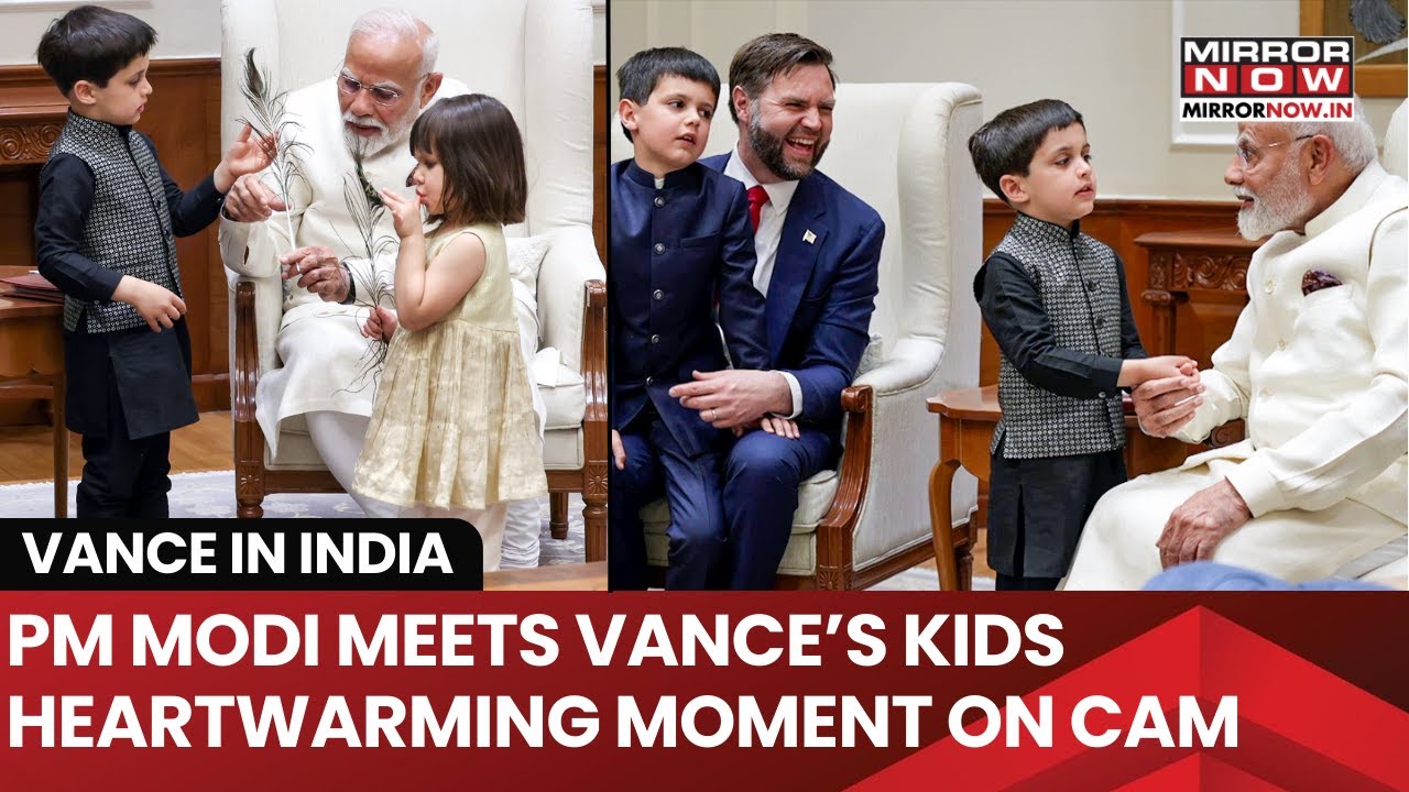 PM Modi Shares Heartwarming Moment With US Vice President JD Vance's ...