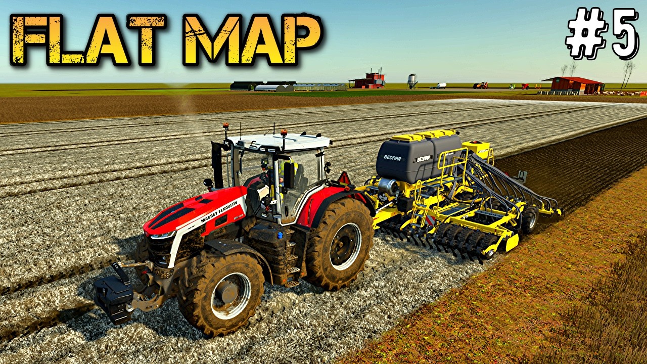 farming Simulator 25 Flat Map Timelapse Ep #5 Mega Farm fs25 gameplay ...