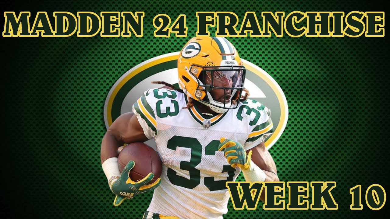Run Jones Run - Madden 24 Franchise - Week 10 (Packers @ Steelers ...