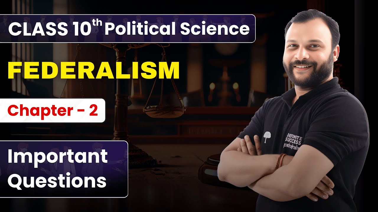 Federalism - Important Questions | Class 10th Political Science (Civics ...