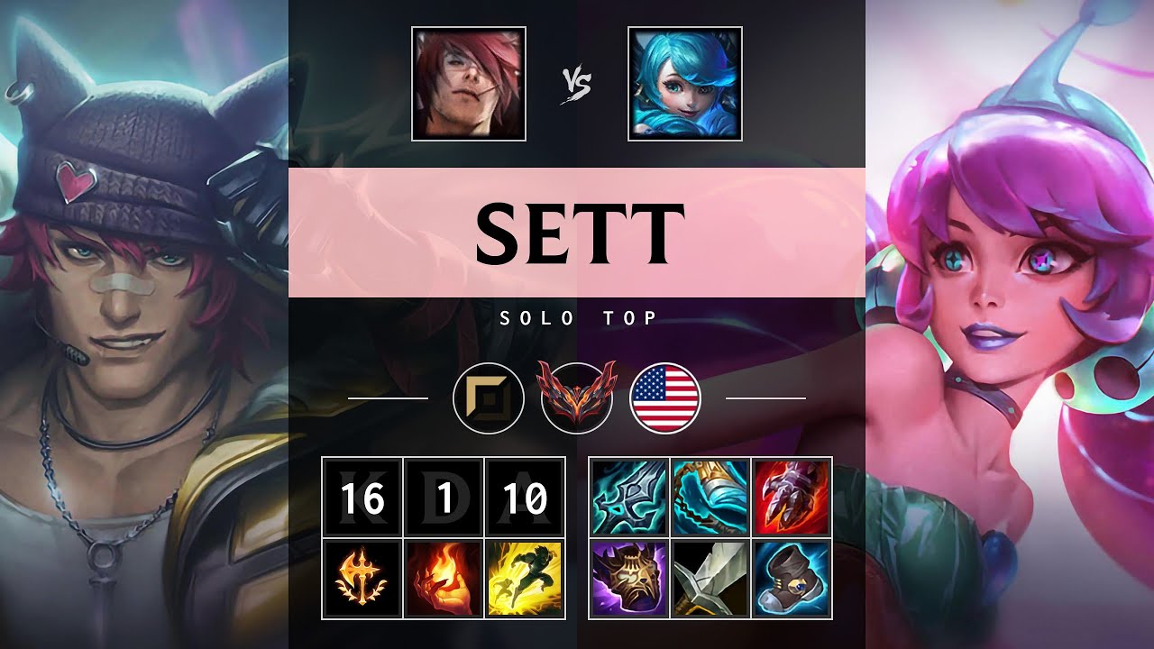 Sett Top vs Gwen: Triple Kill, Legendary - NA Grandmaster Patch 14.24 ...