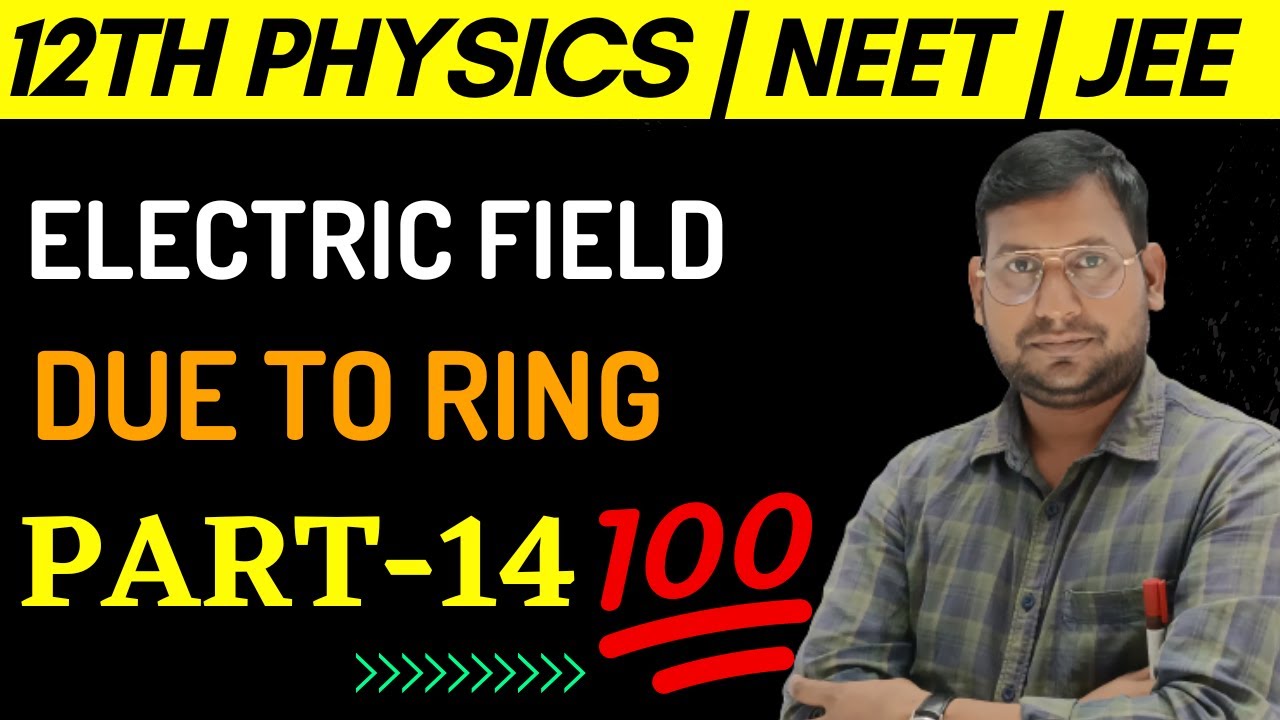 Electric Field due to Uniformly Charged Ring | Class 12th Physics ch-1 ...