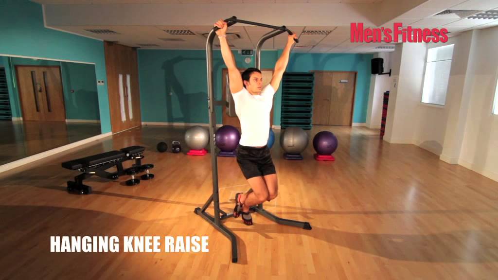 Hanging Knee Raise form guide - Get a six-pack in six weeks - YouTube