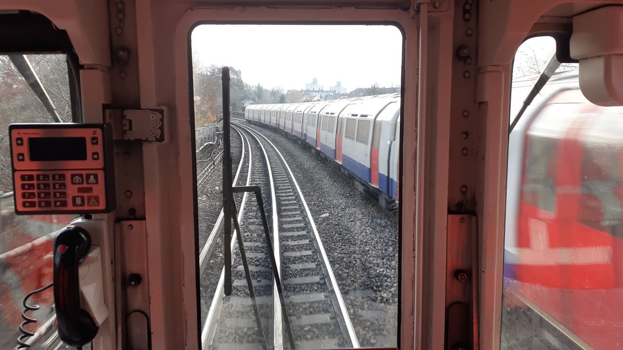Piccadilly Line - 1973 Stock - Cab Ride Trip - Carriage 252 - Southgate to Arnos Grove - 01/12 ...