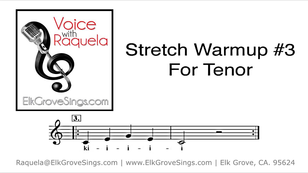 Vocal Stretch WarmUp #3 for TENOR - YouTube